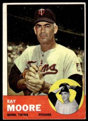 1963 Topps Ray Moore | Minnesota Twins #26 | eBay