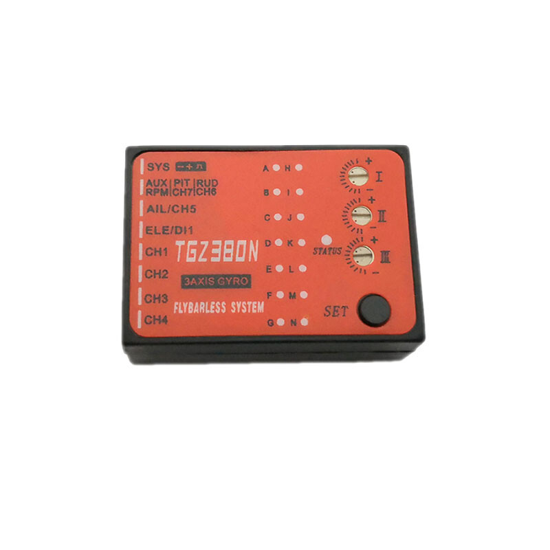 Flybarless System 3 Axis Gyro TGZ380 for T-REX 450 550 600 700 RC ...
