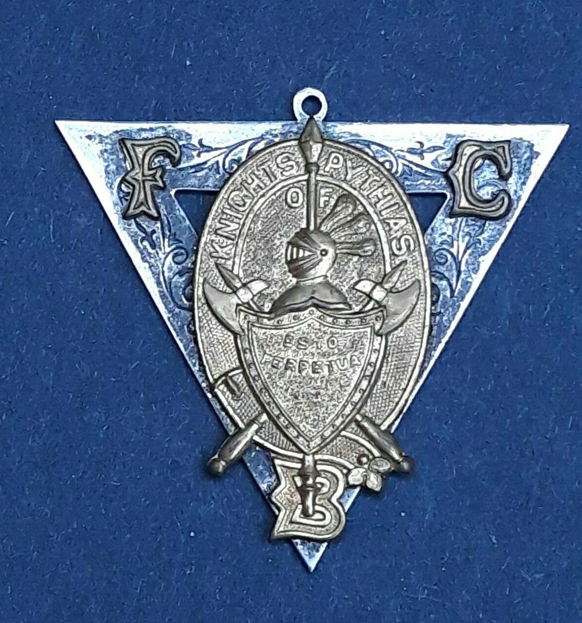 Antique Masonic Knights Of Pythias Emblem Plaque S S Davis S C ...