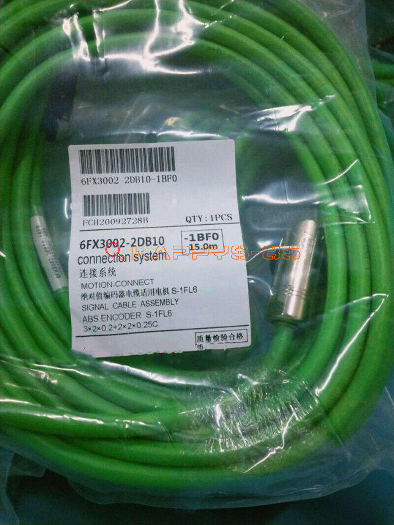 ONE Siemens 6FX3002-2DB10-1BF0 V90 cable with connector 15m NEW | eBay ...