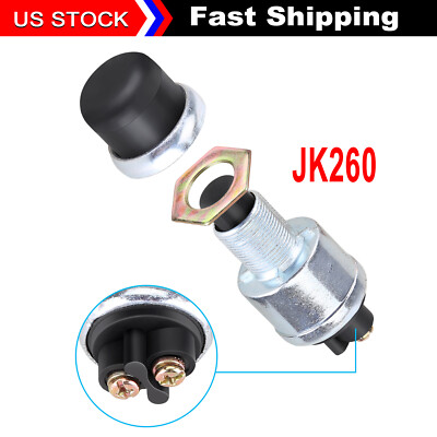 12 Volt (50 Amps) DC Heavy-Duty Start Momentary Push-Button Starter ...