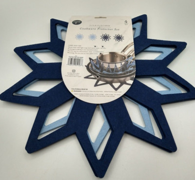 Core Kitchen 4 Pc COOKWARE PROTECTOR SET Pots Pans 2 x 11.8" 2 x 13.7 ...