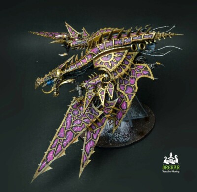 Heldrake chaos space marines warhammer 40K ** COMMISSION ** painting | eBay