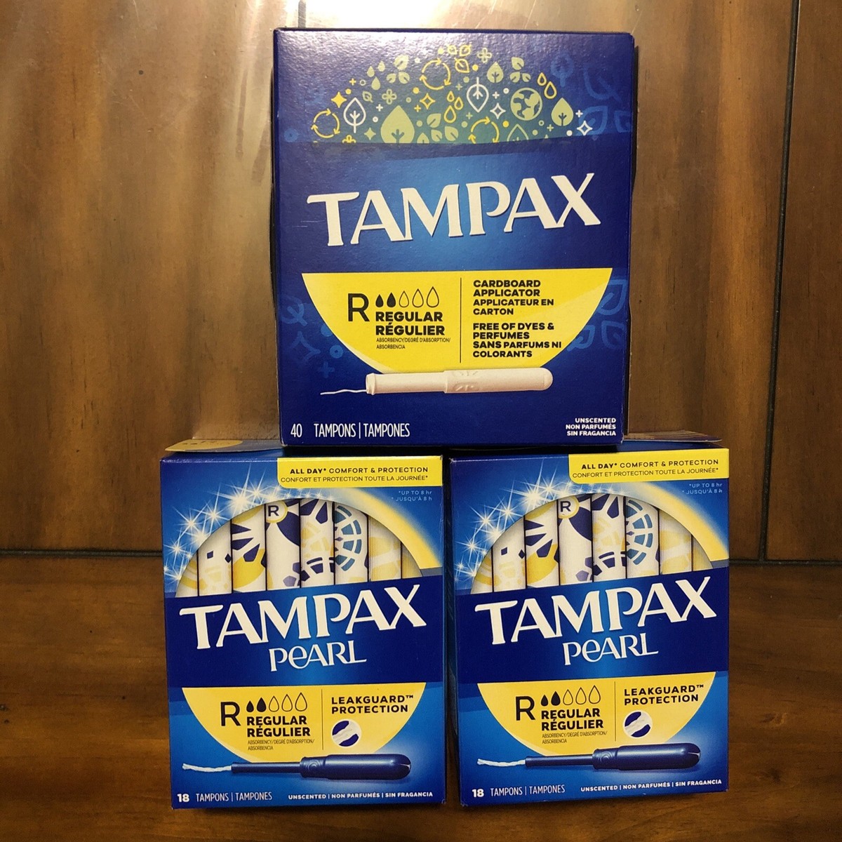 Tampon Box Tampax Pearl Tampons With LeakGuard Braid Super | Jean