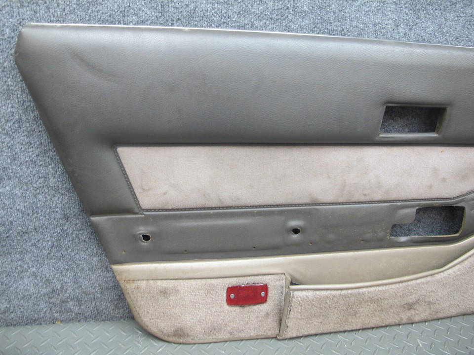 🥇85-89 NISSAN Z31 300ZX 2+0 SET OF 2 DOOR INTERIOR TRIM COVER PANEL TAN ...