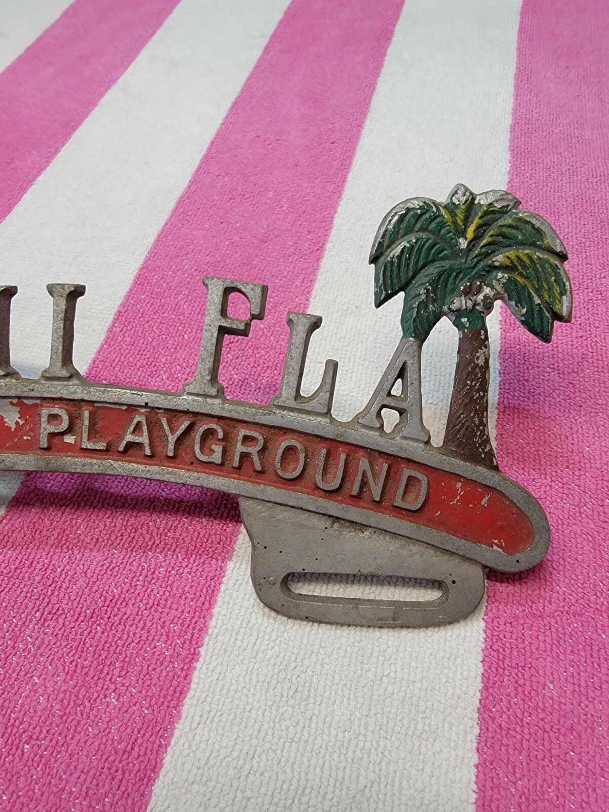 Miami Florida License Plate Topper. World's playground | eBay