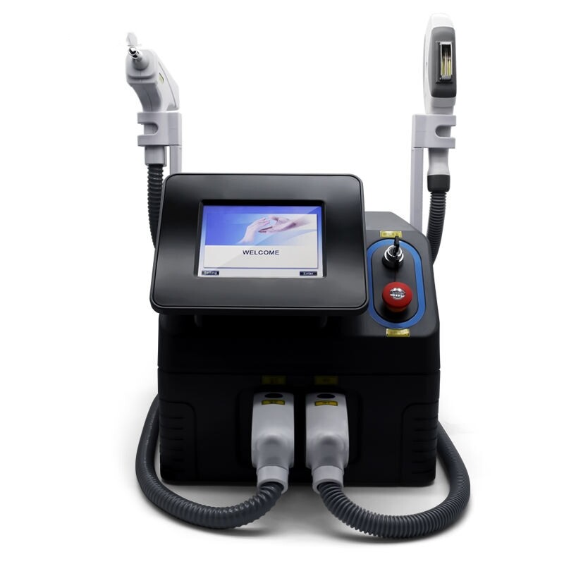 Portable 2 in 1 480/530/640nm IPL/OPT Laser Hair Removal Machine For ...