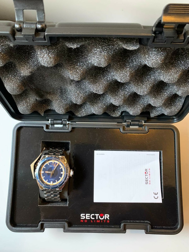 NUOVO OROLOGIO SECTOR 280 AUTOMATICO CASSA 43 MM ACCIAIO CON SCATOLA ...