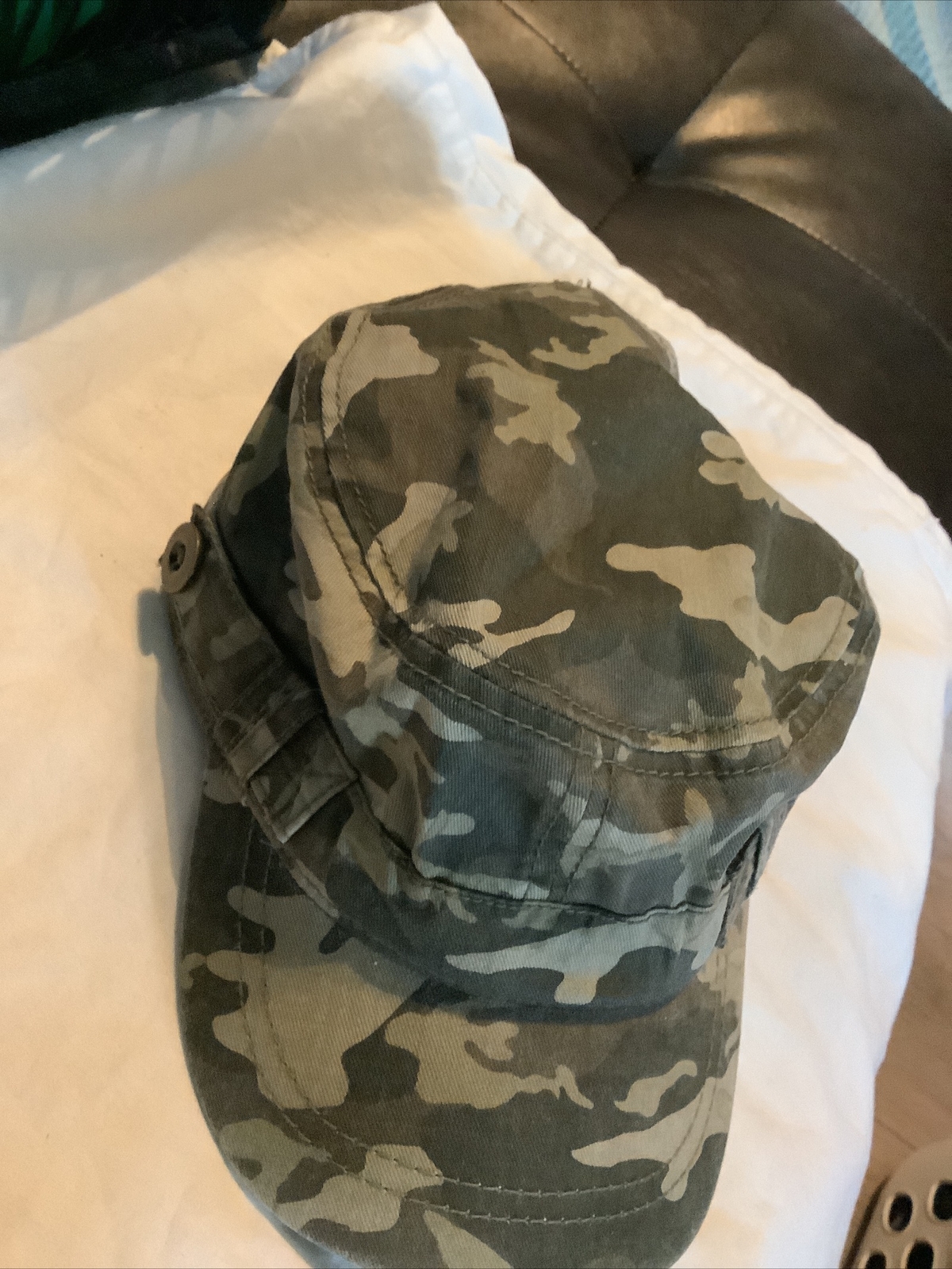 Cadet Military Army Camo Camouflage Cap Hat - Gem
