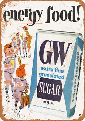 METAL SIGN - 1963 Great Western Sugar - Vintage Look Reproduction | eBay