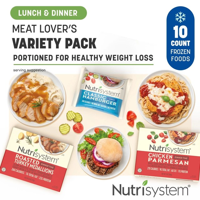 Nutrisystem Frozen Meals/Snacks Combo - 10 Count for sale online | eBay