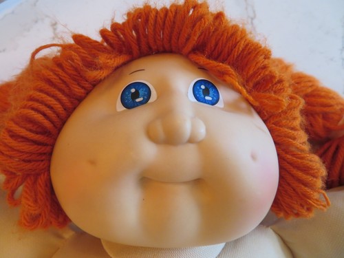 Vintage Cabbage Patch Doll 1978, 1982 Red Hair Blue Eyes Signed '85 15in | eBay