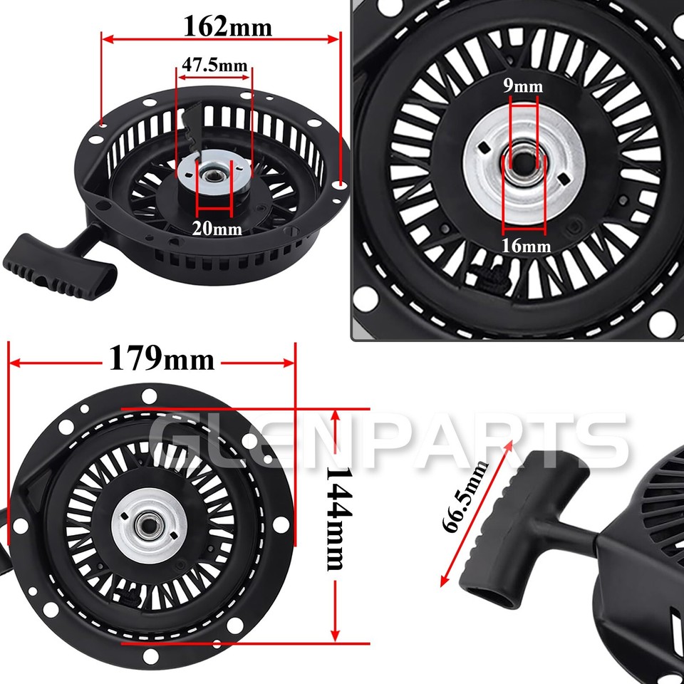 590746 Recoil Pull Starter for Tecumseh OH195EA OH195EP OH195XA OH195XP ...