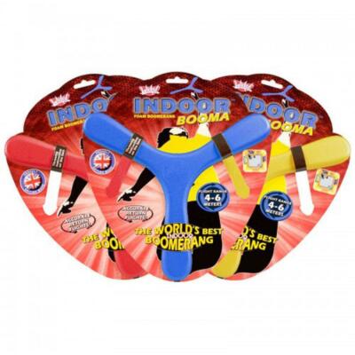 Wicked Indoor Booma Frisbee | FOAM INDOOR BOOMERANG | Assorted ...