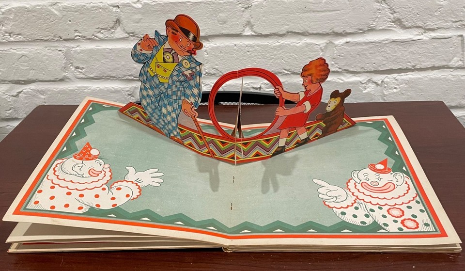 1935 The "POP-UP" LITTLE ORPHAN ANNIE And JUMBO, THE CIRCUS ELEPHANT ...