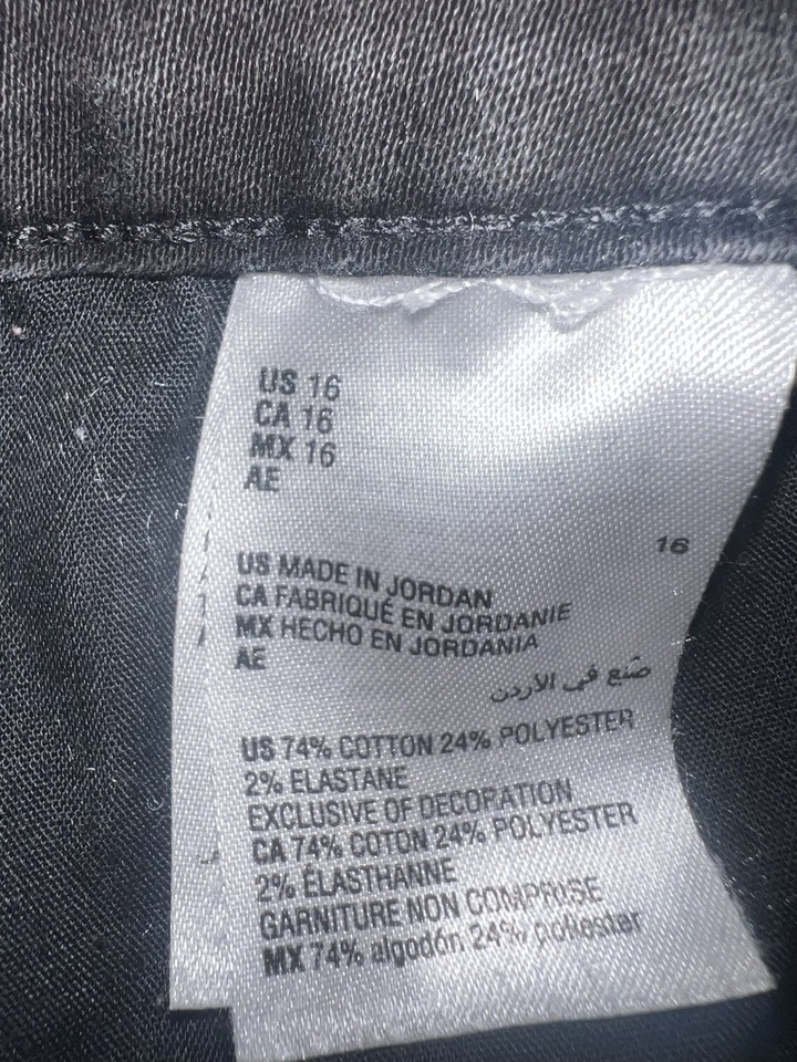 Style & Co Women’s Curvy Skinny Jeans Black Size 16 | eBay