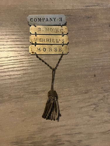 VTG Civil War Ladder Badge Merrill's Horse 2nd Missouri Cavalry ...