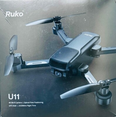 Ruko U11 4K Camera Pro Drone - Black 2battery | eBay