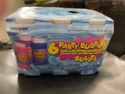 Unique 6ct. Multicolor Party Bubbles Party Favors New!!! | eBay