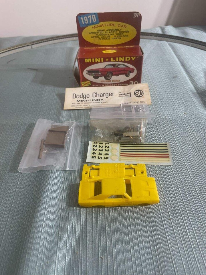 1970 LINDBERG MINI-LINDY # 30 DODGE CHARGER COMPLETE NEW IN BOX 1:64 | eBay