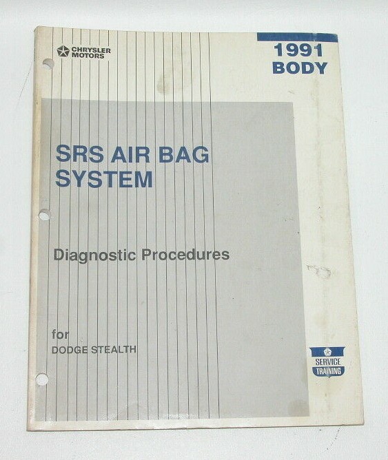 1991 Stealth SRS Inflatable Restraint System Diagnostic Procedures ...