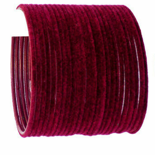 24 MAROON VELVET CHURI BANGLES, Indian bangles, Pakistani bangles ...