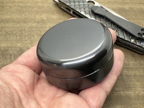 GIGA Black Zirconium Meton-Vault Candy Box Pill Box Stash box Pill Case ...