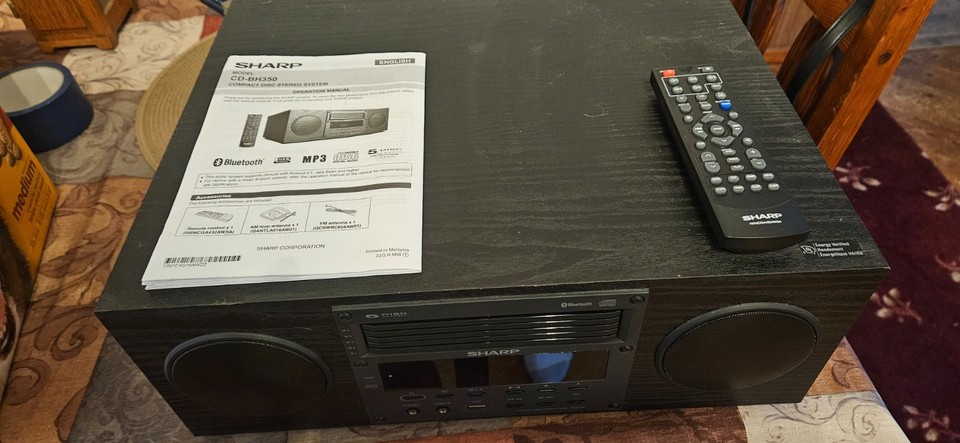 Sharp Compact Micro Audio Component Stereo System with 5 CD Changer ...