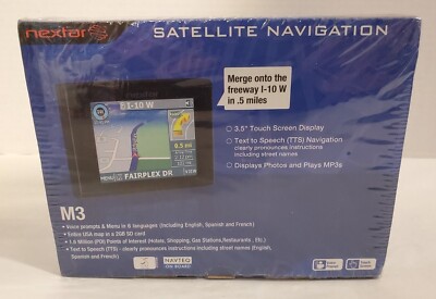 Nextar GPS M3 Satellite Navigation System 3.5 Color Touch Screen MP3 ...