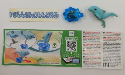 EN131 Dolphin + BPZ (EAC 03.2018) Kinder Surprise Italy 2018/2019 ...