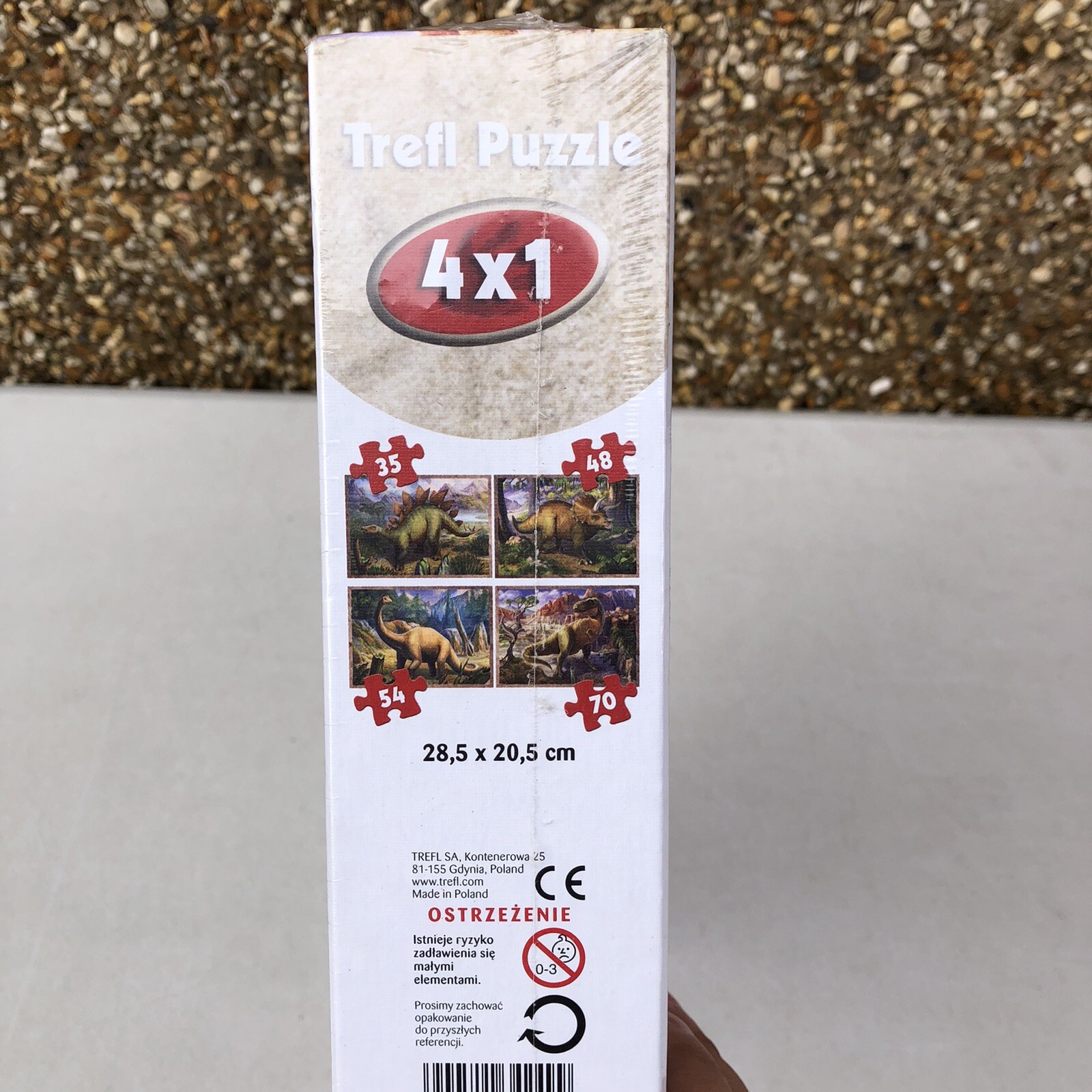 Trefl 4 in 1 Dinosaurs Puzzle Set Four Jigsaw Puzzles Dinosaur for sale ...