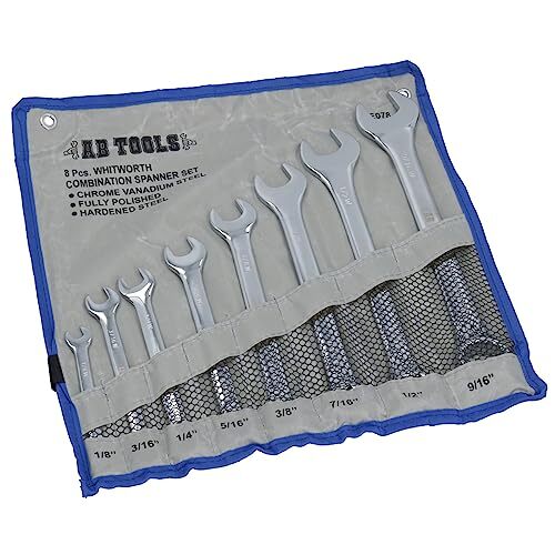 NC British Whitworth BSW Combination Wrench Spanner Open Ended/Ring ...