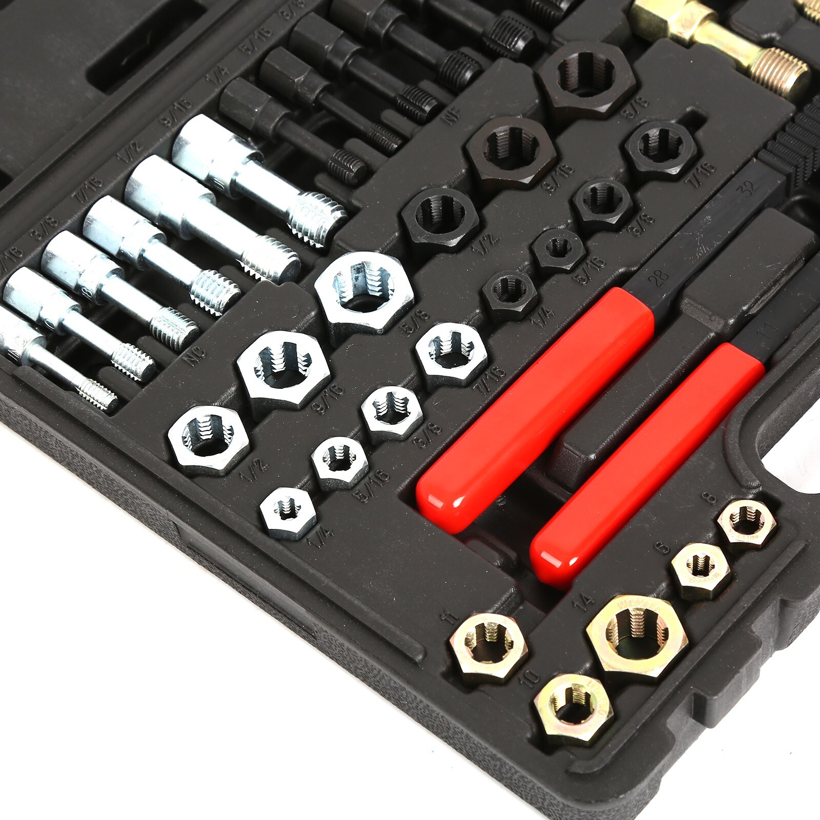 48 Pcs Thread Repair Chaser Set UNF UNC and Metric Thread Restorer Kit ...