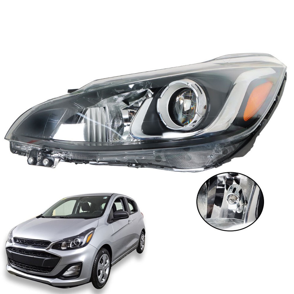 Clear Chrome Projector Headlight For Chevrolet Spark 2019-2021 Single L ...