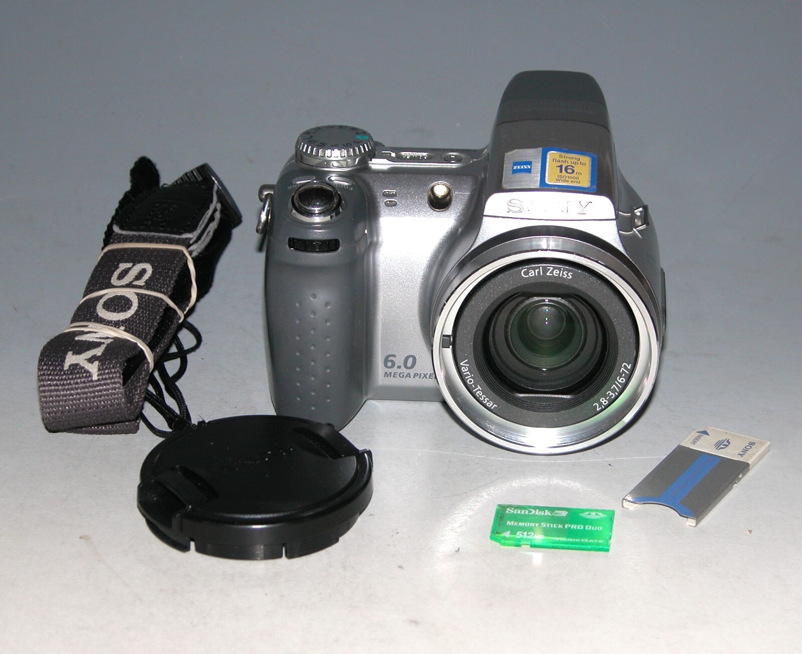 Sony Cyber-shot DSC-H2 6.0MP Digital Camera - Silver #3326 27242679504 ...