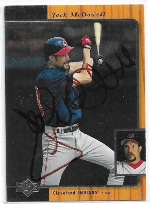 JACK McDOWELL Autographed Signed 1996 Upper Deck SP card #72 Cleveland ...