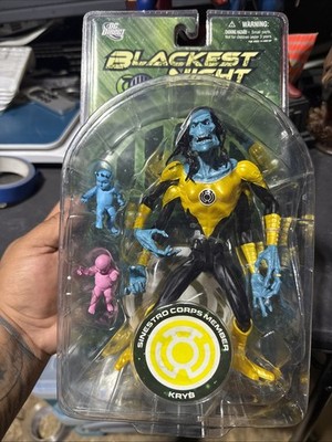 DC Direct Blackest Night Kryb Action Figure 7" Sinestro Corps Member ...