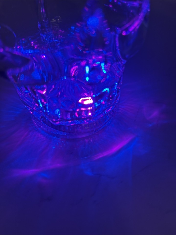 Casa Bonita Light Up Skull Glass, Premium Rare Purple Blue Lights ...