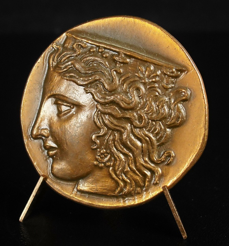 Medal CRETE KNOSSOS Drachma 300-270 BC 1979 restrike Greek coin | eBay