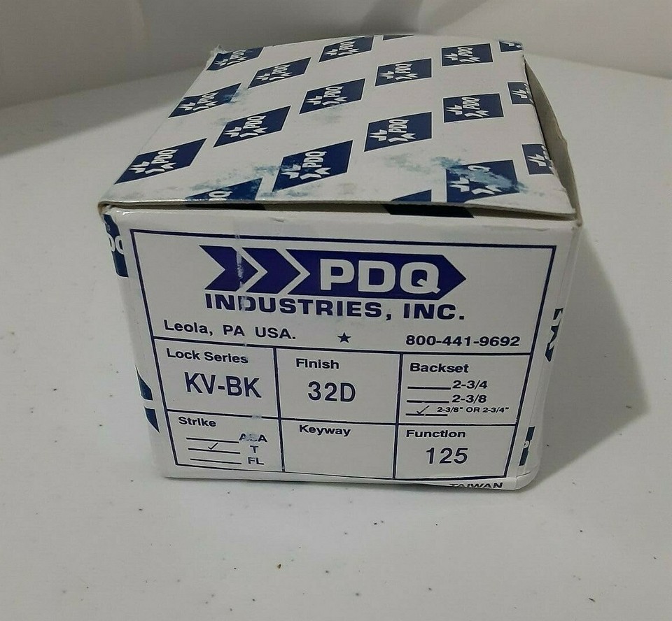 PDQ ONE SIDED DEADLOCK PDQ KV-BK-32D-234-238 ASA 2-3/4" OR 2-3/8 ...