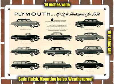 Metal Sign - 1954 Plymouth (Sign Variant #5) | eBay