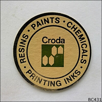 Croda Resins Paints Chemicals Printing Inks Coaster (B431) | eBay