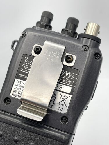 Icom IC-W32A Handheld Dual Band VHF/UHF Transceiver W/ Cloning Software ...