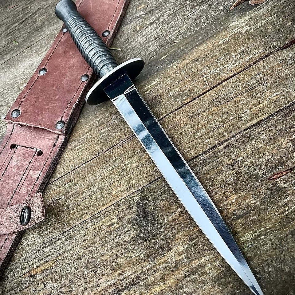 British Army Fairbairn Sykes Commando Dagger Knife Boot Dagger With ...