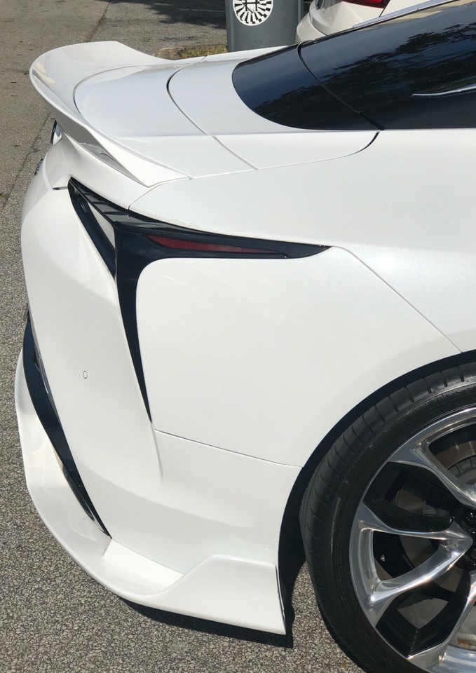 Lexus LC500 2018+ Sport Style Tall Flush Mount Trunk Spoiler Wing Made ...