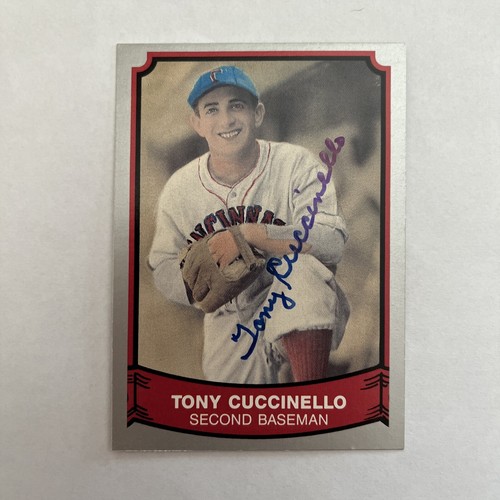 TONY CUCCINELLO 1989 PACIFIC AUTOGRAPHED SIGNED AUTO BASEBALL CARD | eBay