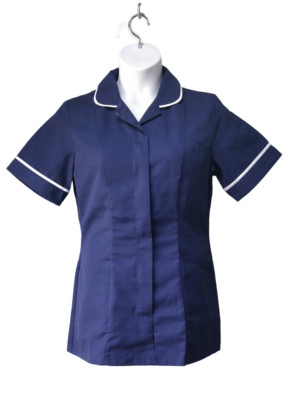 Alexandra A32 Navy Zip Up Nurses Nurse Dental Carer Health Worker Tunic ...