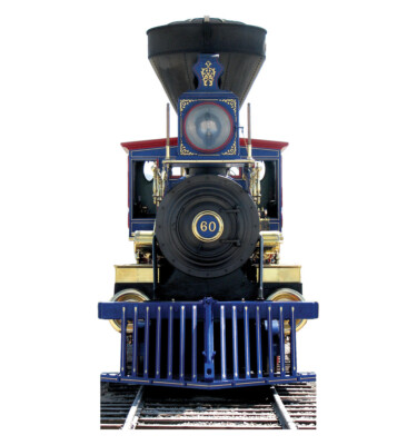 CP 60 JUPITER TRAIN LOCOMOTIVE GOLDEN SPIKE "LIFESIZE" STANDUP STANDEE ...