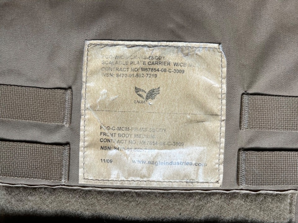 OldGen Eagle Industries Scalable Plate Carrier (SPC) Size Medium USMC Issue GWOT | eBay