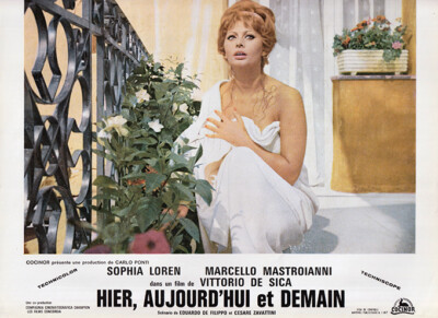 Photo HIER, AUJOURD'HUI ET DEMAIN (1963) Sophia Loren Marcello ...